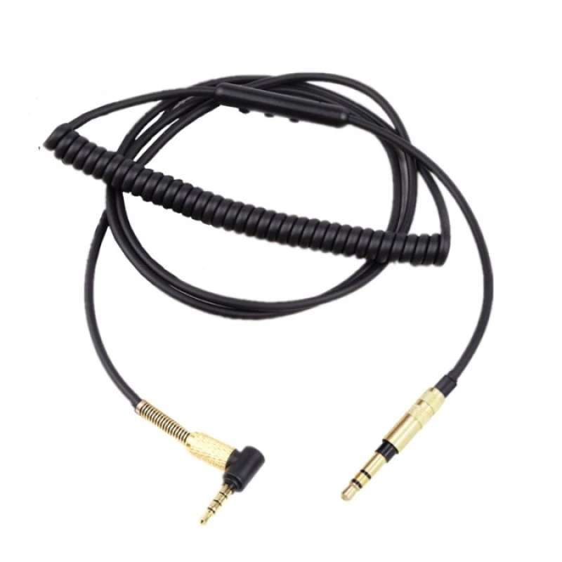 Promo Kabel Aux Audio Jack 3.5mm Microphone Sony Bose JBL AKG ATH Cable ...