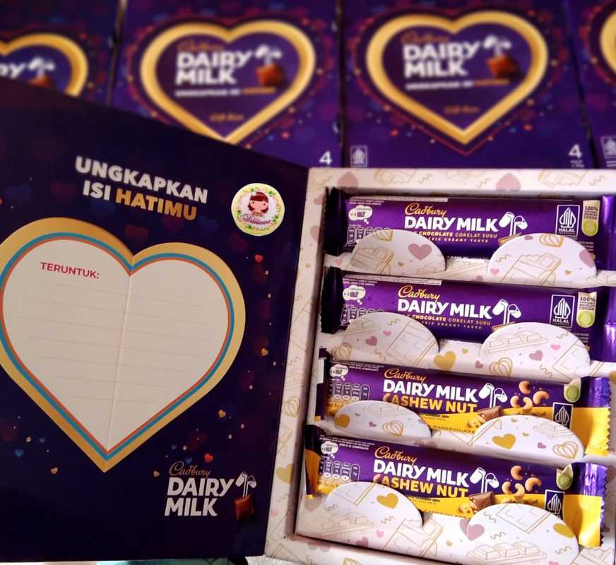 Jual Cadbury Dairy Milk Gift Box Valentine Edititon (ds Bgr ) Di Seller ...