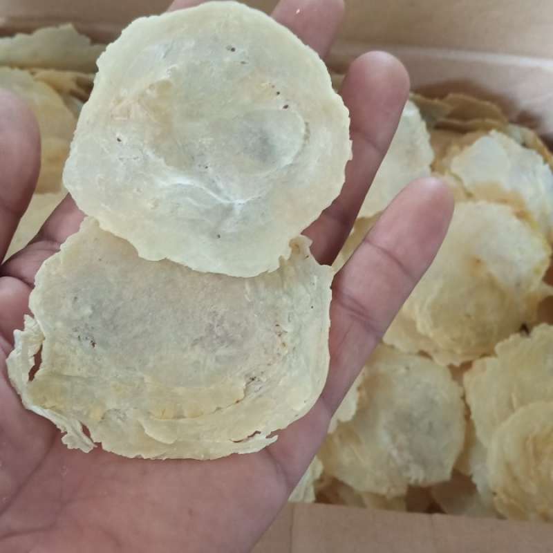 Promo emping melinjo mentah 1kg tipis kering asli limpung Diskon 33% di ...