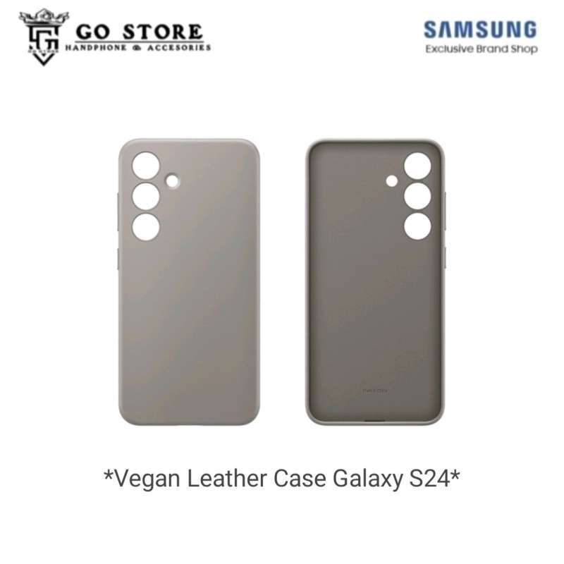 Jual Samsung Galaxy S24 Vegan Leather Case - ORIGINAL - Taupe di Seller Go Store - Embong ...