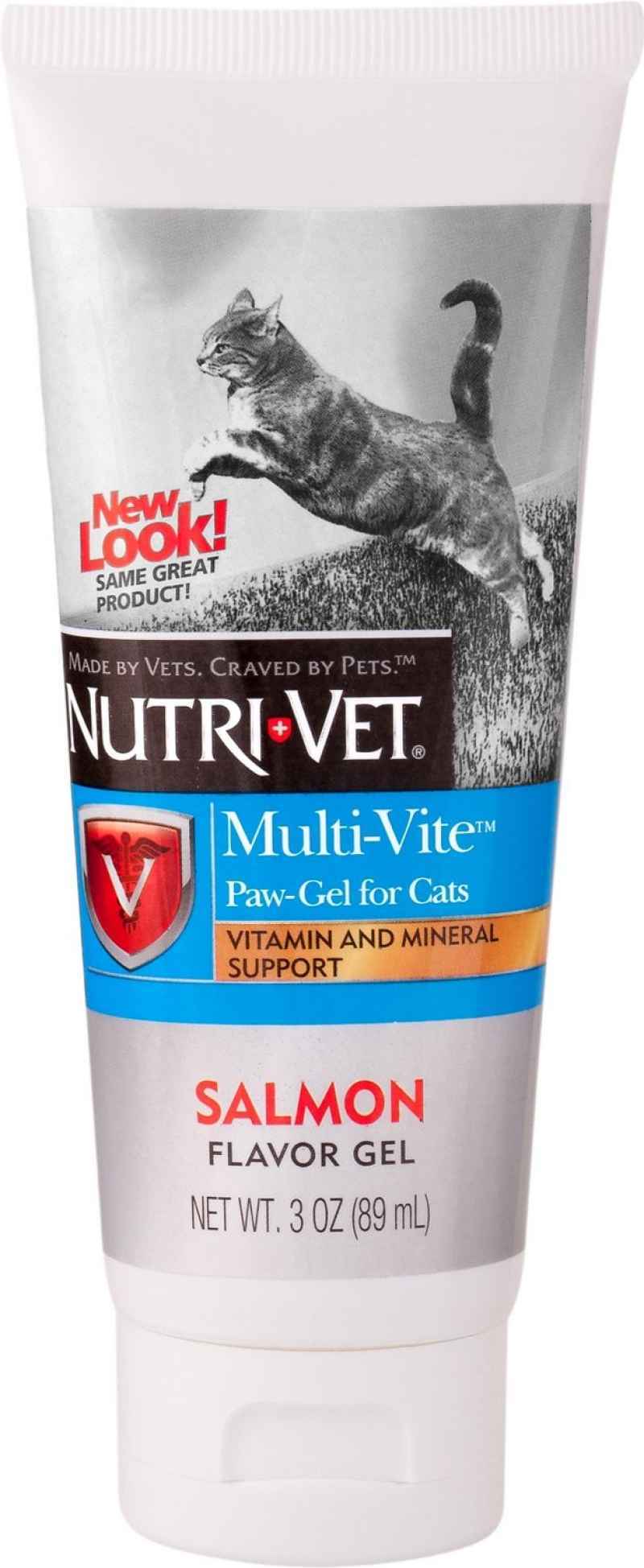 Promo Nutri Vet Multi Vite Salmon Flavored Gel Multivitamins for Cats ...