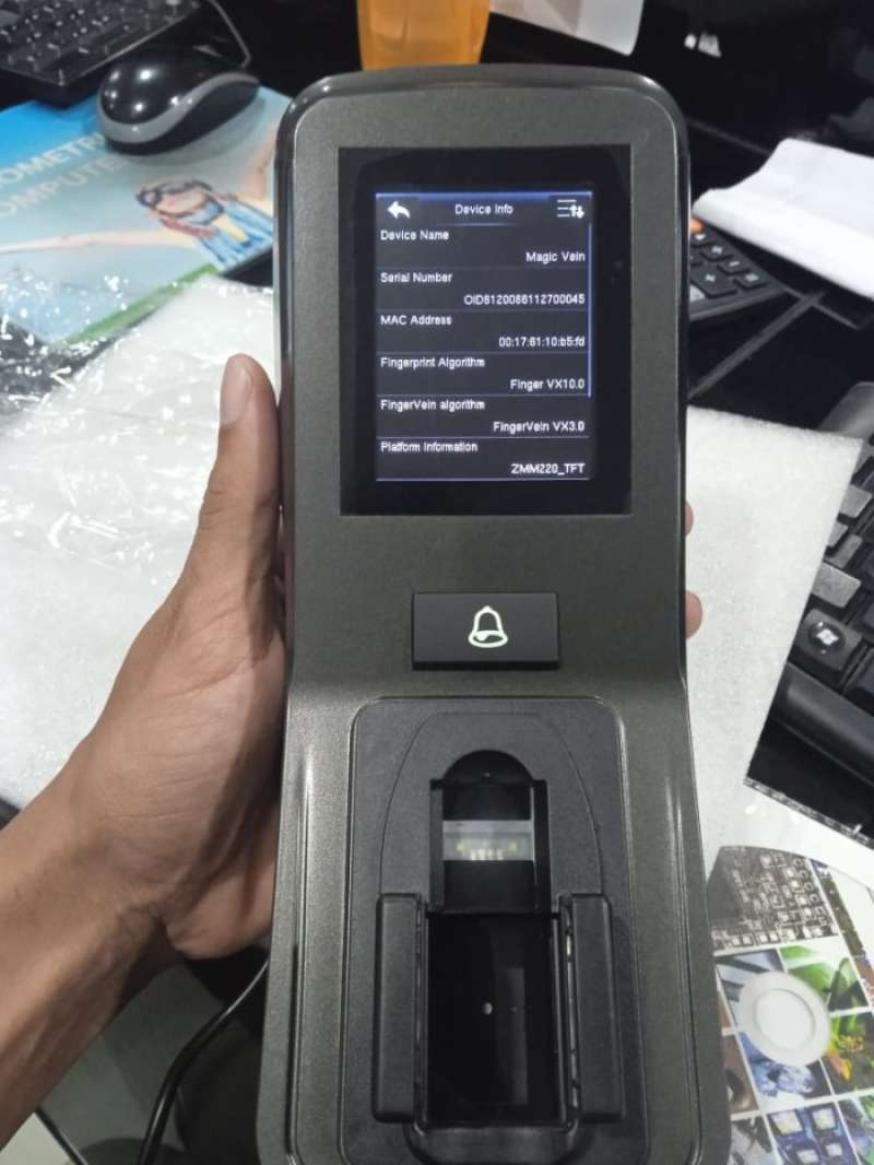 Promo Mesin Absensi Fingerprint Dan Finger Vein Zkteco Fv350 Sale - Kartu Diskon 8% di Seller ...