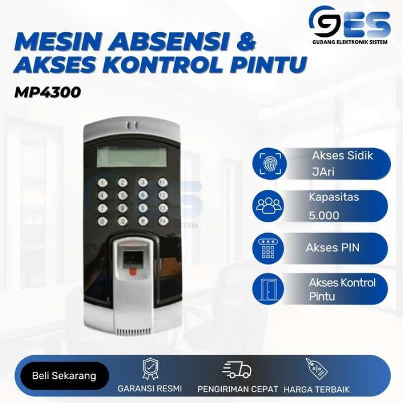 Promo Mesin Absensi Magic Mp4300 Sidik Jari Dan Akses Kontrol Pintu ...