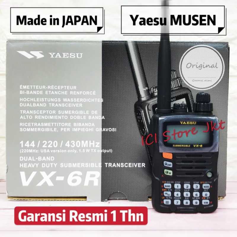 Promo Ht Yaesu Vx 6R / Yaesu Vx6Rgaransi Resmi Diskon Diskon 1% di Seller Kuniy Store ...