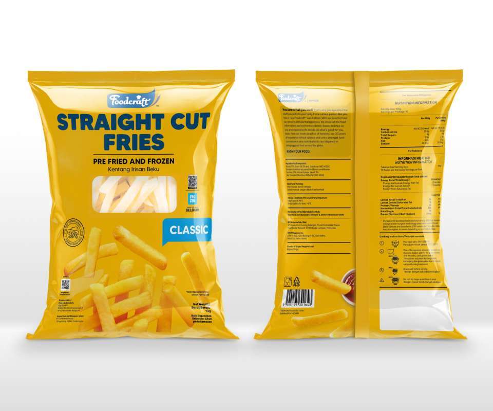 Promo Foodcraft French Fries Shoestring Straight Crinkle Cut Series ...