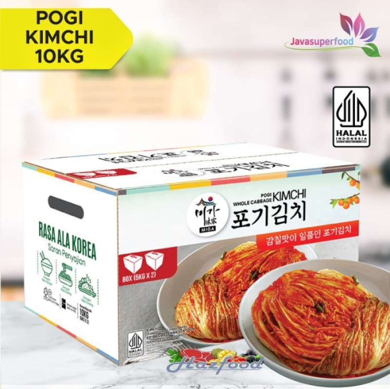 Jual POGI KIMCHI Sawi Fresh Javasuperfood| Kimchi Halal|Kimchi Korea ...