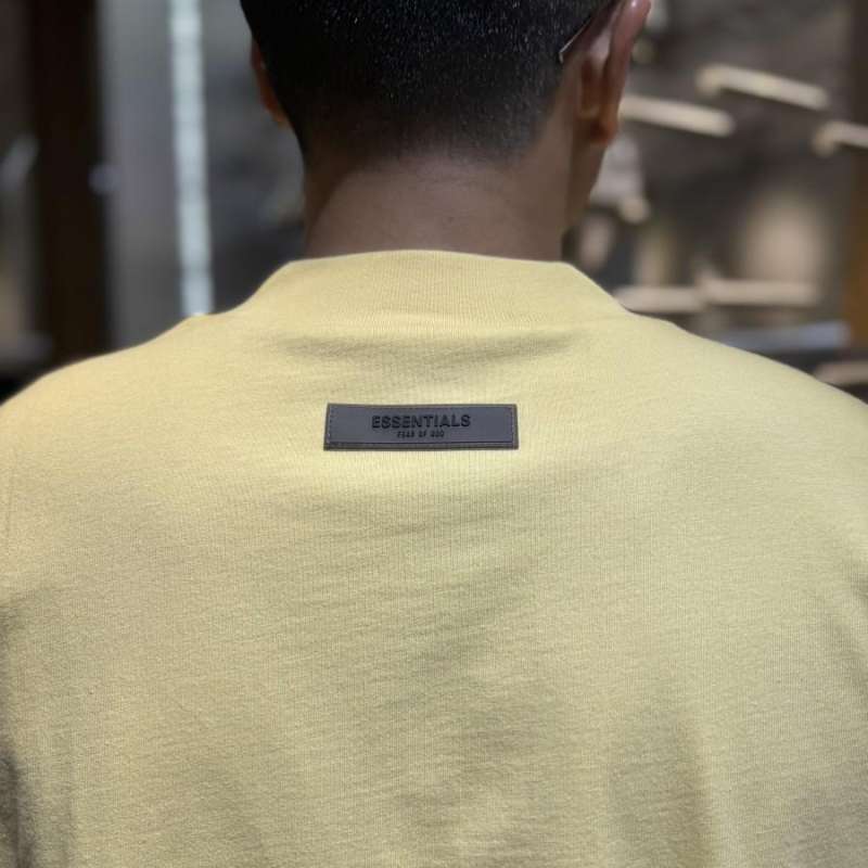 Jual Essentials SS23 Light Tuscan Yellow Tee Fear of God FOG Original ...