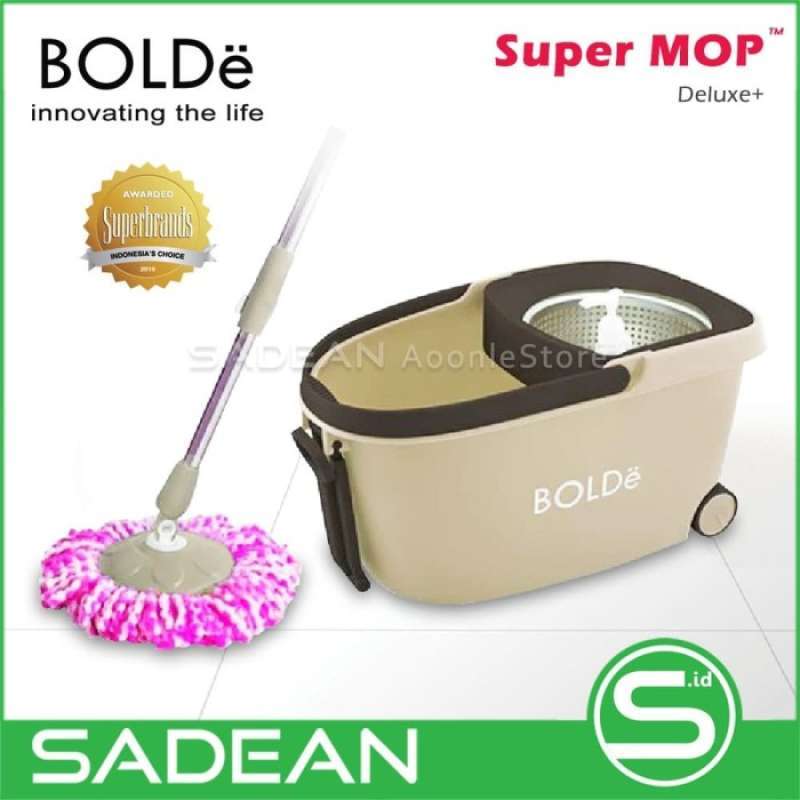 Jual Alat Pel Lantai BOLDe Super MOP Deluxe+ Stainless Roda Hadle ...