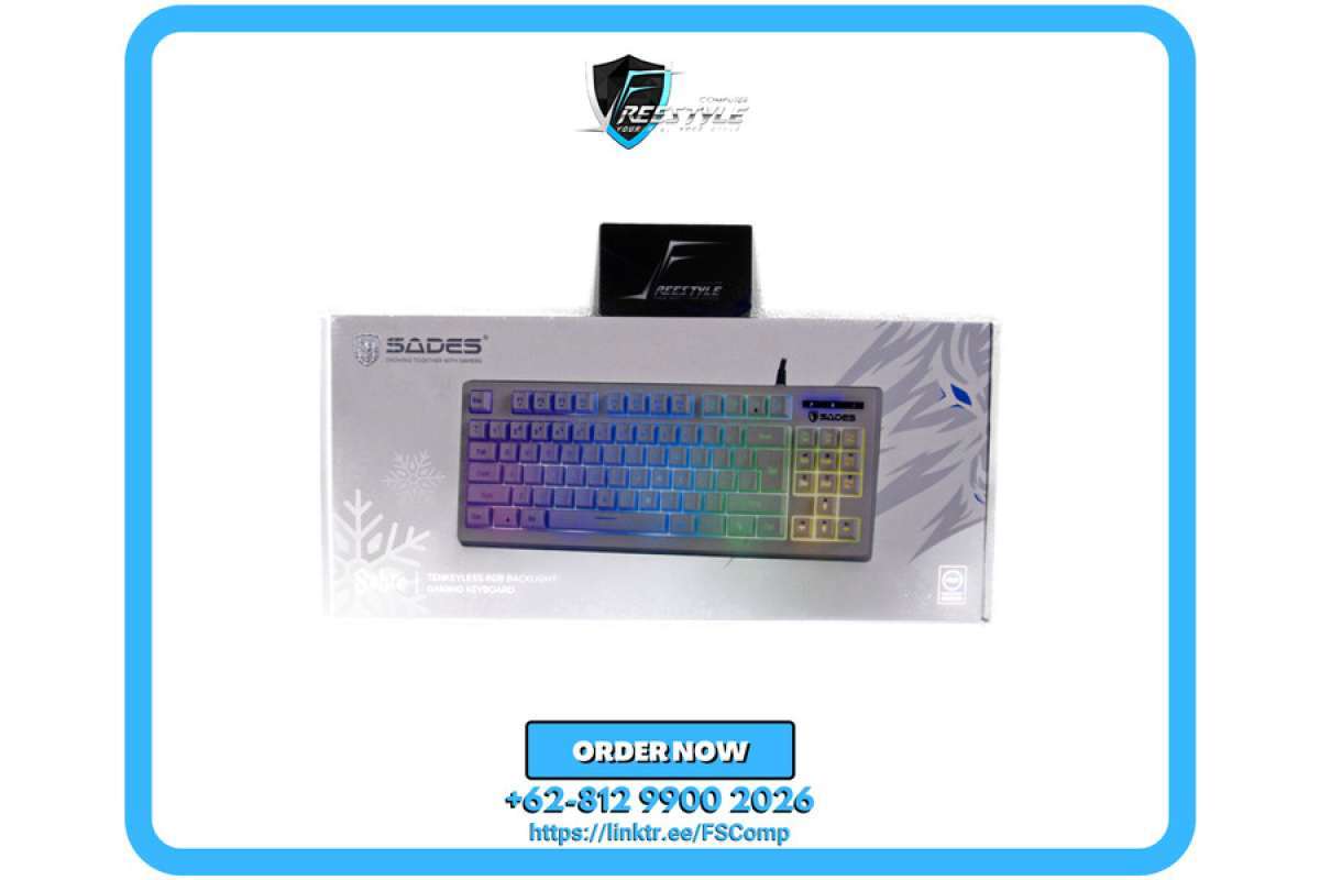 Jual Sades Keyboard Sabre Membrane TKL di Seller FREESTYLE COMPUTER ...