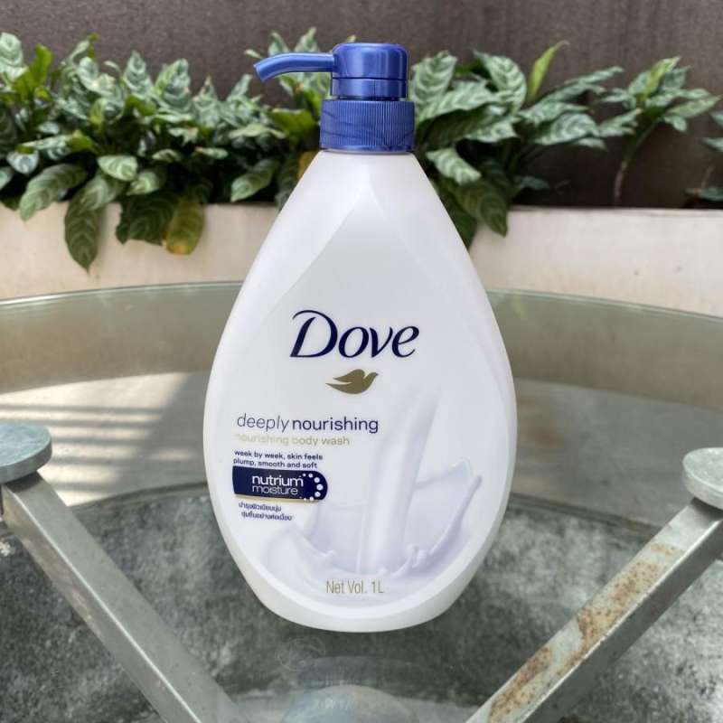 Jual Dove Body Wash Deeply Nourishing 1 Liter Pump ( 1000 ml ...