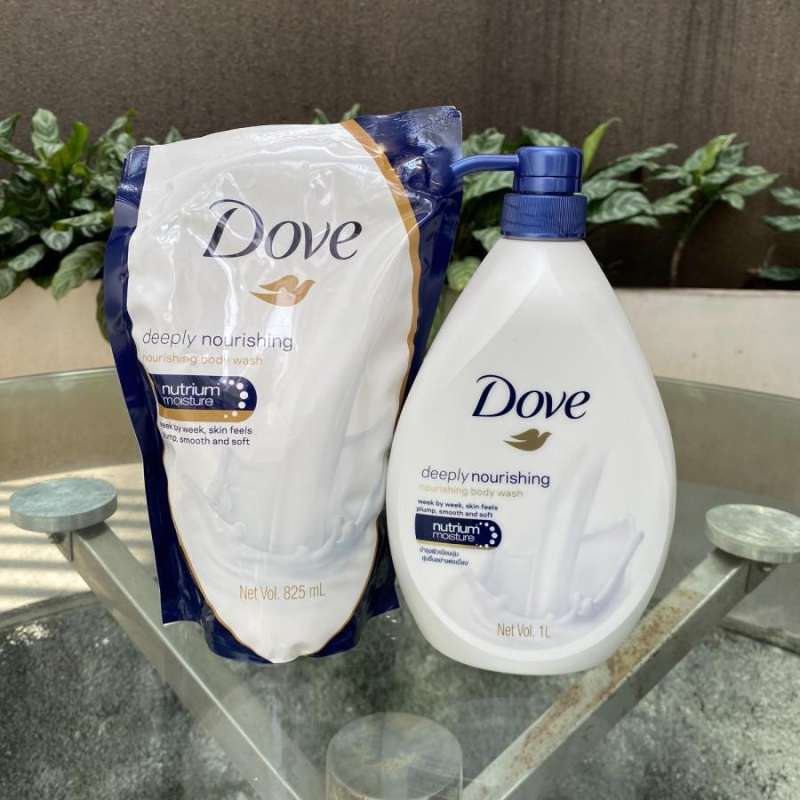 Jual Dove Body Wash Deeply Nourishing 1 Liter Pump ( 1000 ml ) di ...