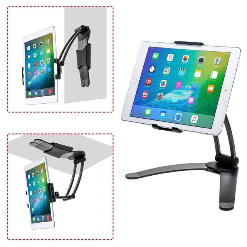 Jual 2 in 1 kitchen desktop tablet stand wall mount tablet holder di ...