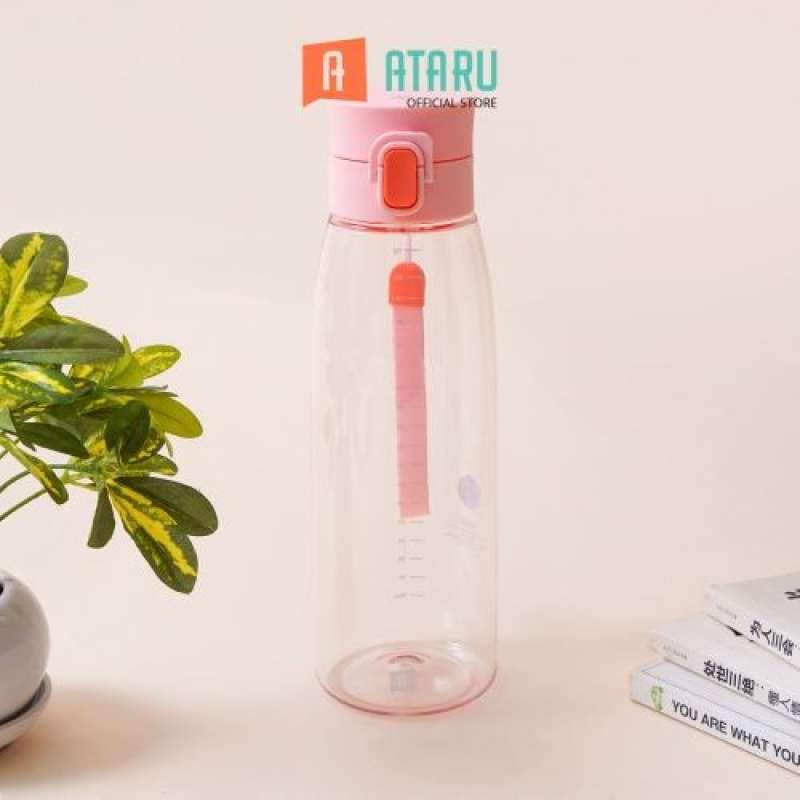 Promo ATARU 1 LTR BOTOL MINUM TRITAN DENGAN STRAP - PINK -LORENA Diskon ...