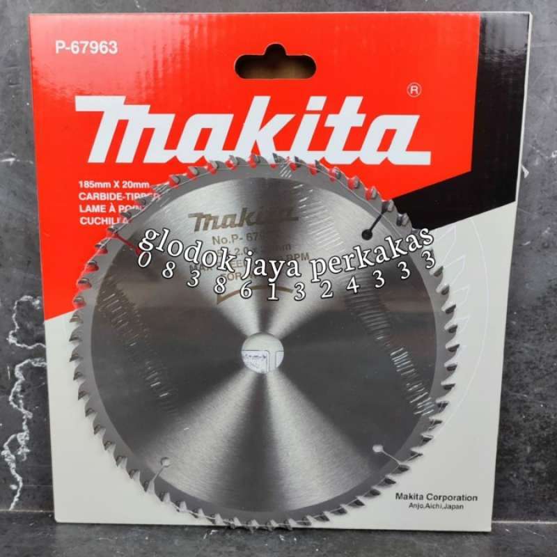 Promo makita circular saw blade 7 inch 60 t mata gergaji belah kayu ...