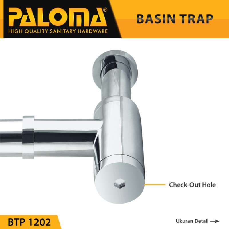 Promo Sale Paloma Btp 1202 Sifon Wastafel Bottle Trap Pembuangan Botol ...