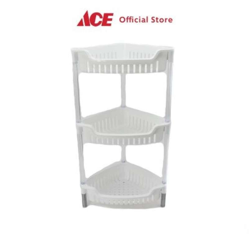 Promo Sale Ace - Keyway Rak Sudut 3 Tingkat - Putih Diskon 18% di ...