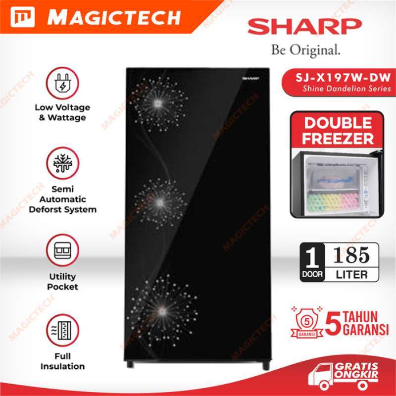 Jual Kulkas Sharp 1 Pintu Doble Freezer Original, Murah & Diskon Maret ...