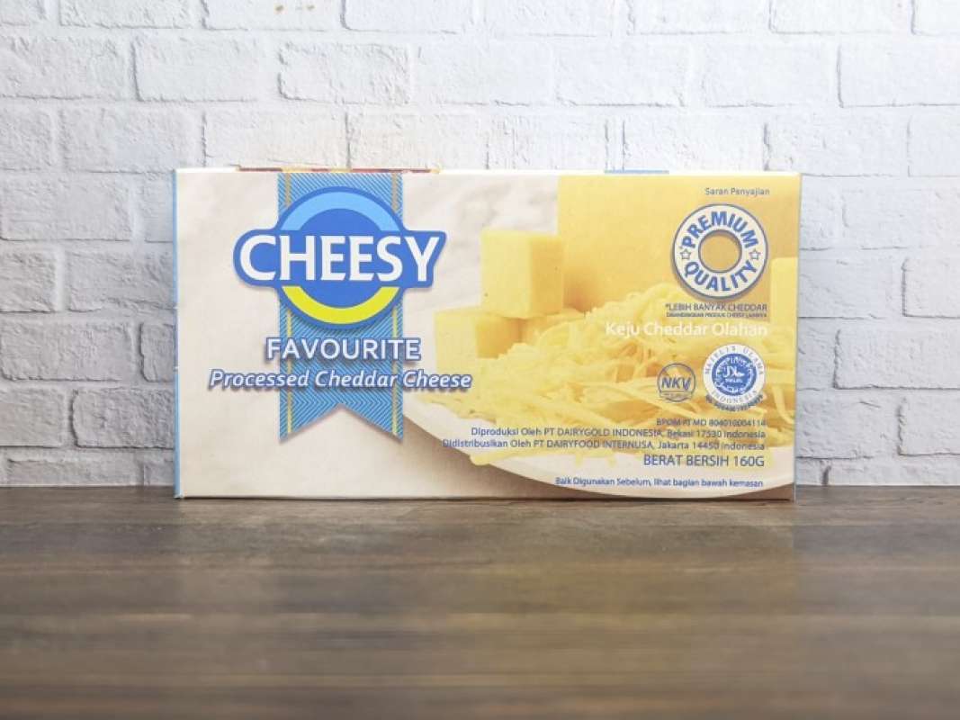 Jual CHEESY FAVOURITE CHEDDAR CHEESE 160GR di Seller TOKO ASBA7 ...