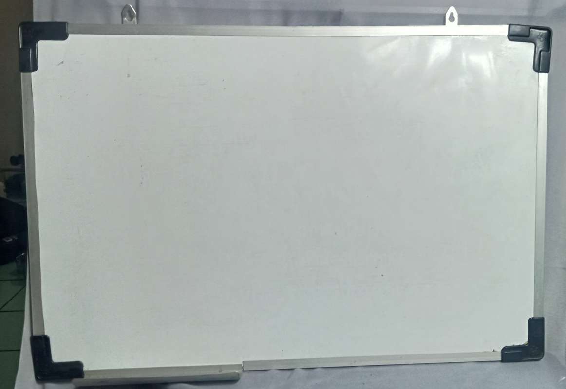 Promo Untuk Belajar Anak Papan Tulis Putih WhiteBoard Ukuran 60x40 cm ...