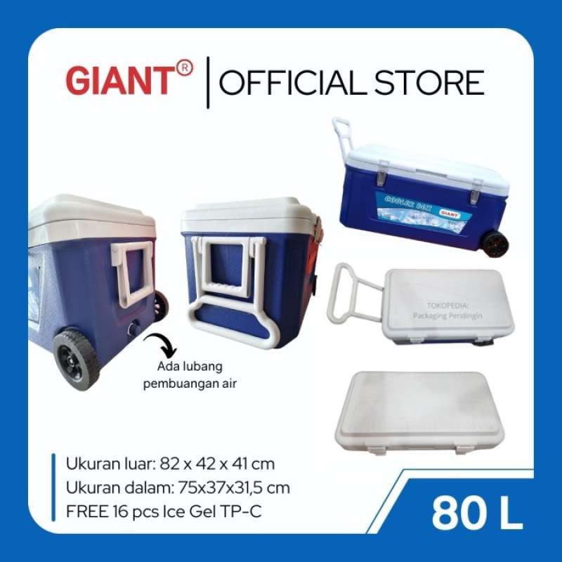 Promo Cooler Box 28 Liter Cool Box Trolley Island Breeze CoolBox Roda ...