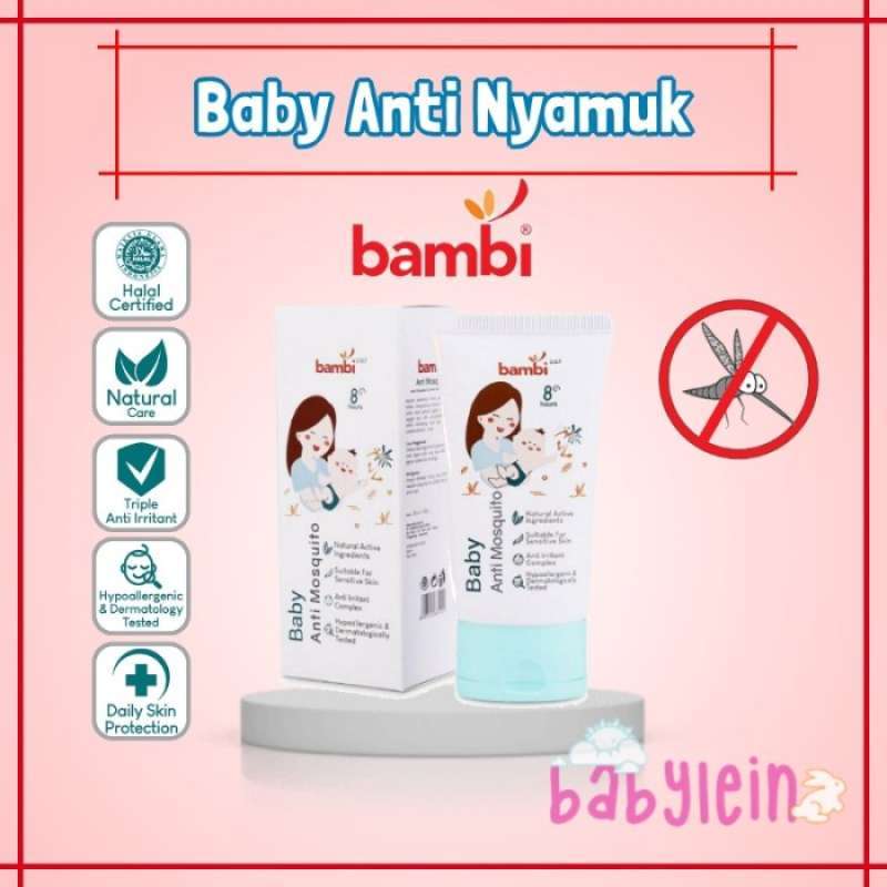 Jual Bambi Baby Lotion Anti Nyamuk / Anti Mosquito - 50ml Di Seller ...