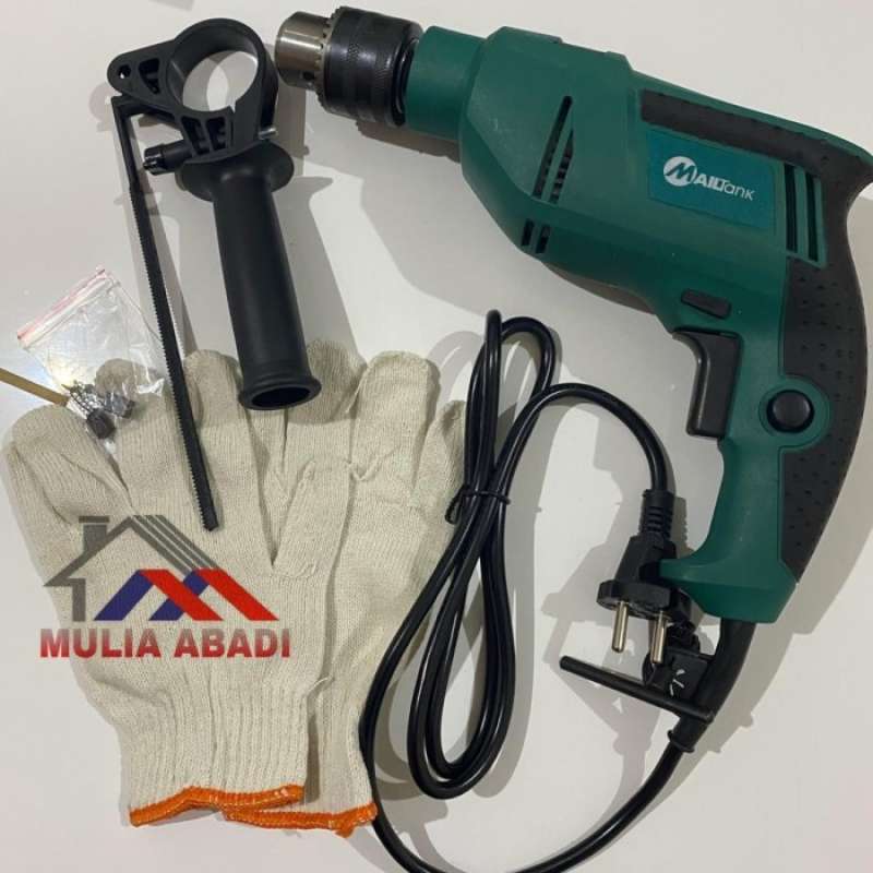 Promo MESIN BOR TEMBOK BETON DAN KAYU 13MM IMPACT DRILL MAILTANK SH 09 ...