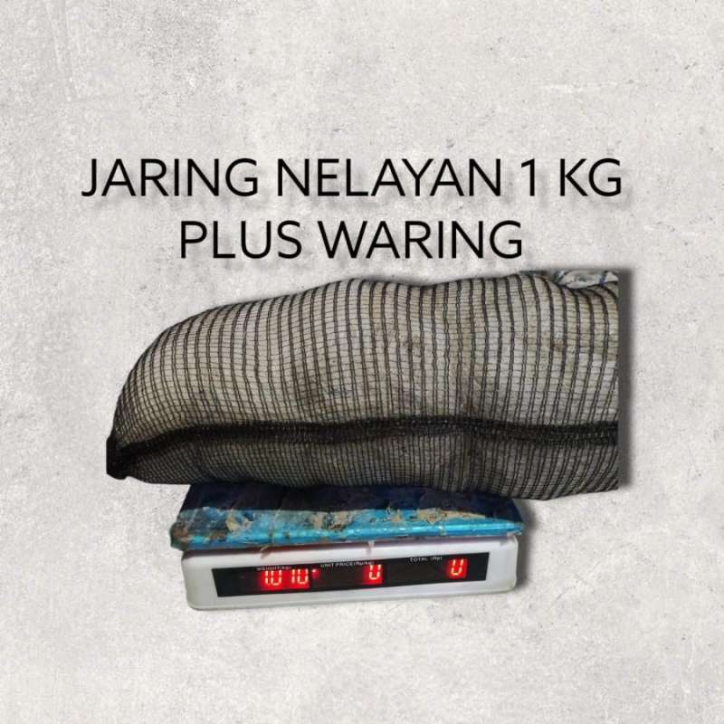 Jual Jaring Nelayan 1 Kg Plus Waring / Jaring Nelayan / Media Filter ...