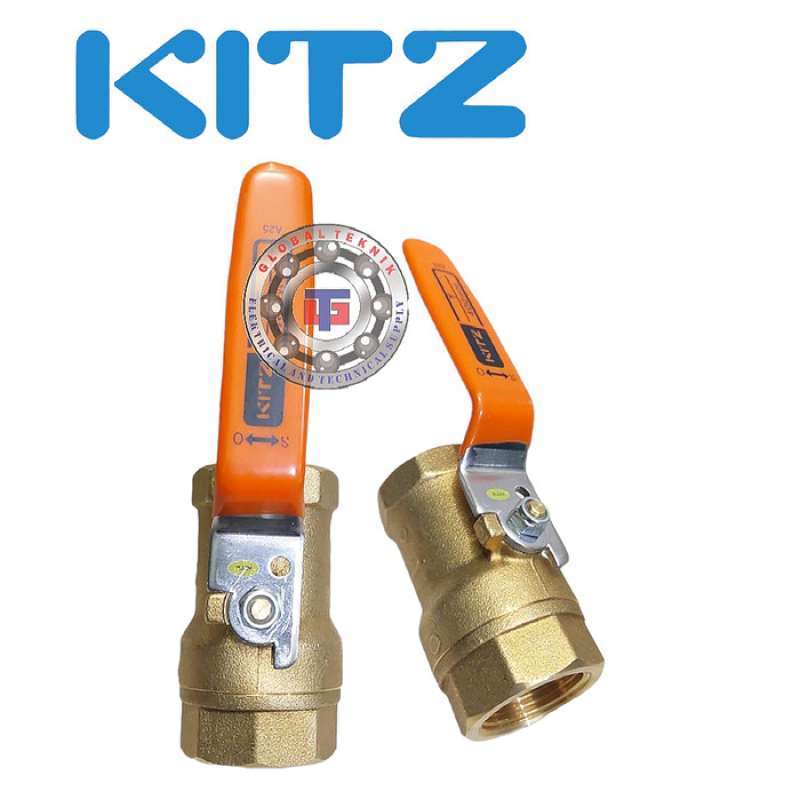 Jual Ball Valve Kitz 1 Kuningan 400 Wog - Stop Kran Kitz 1 Inch - Selera_kita Store Di Seller ...