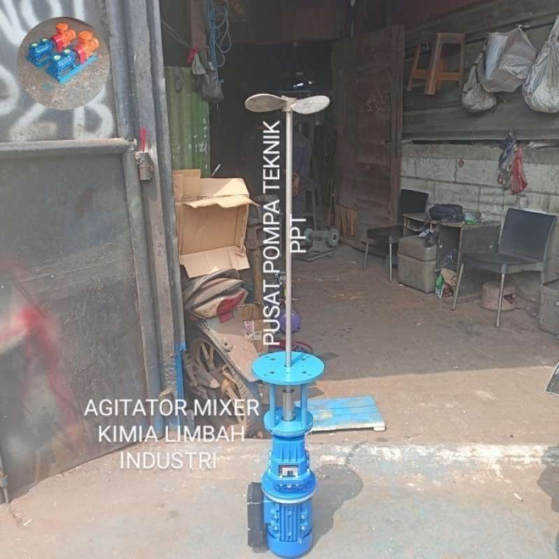 Promo AGITATOR MIXER MOTOR BOLONG 0,75KW 1HP 4POLE 3PHASE 100RPM GEAR ...