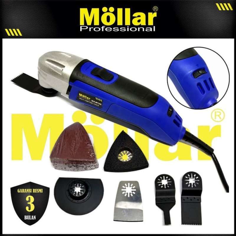 Promo MOLLAR MFT300 Mesin Multi Tool Osilasi Tool Oscillating Grinder ...
