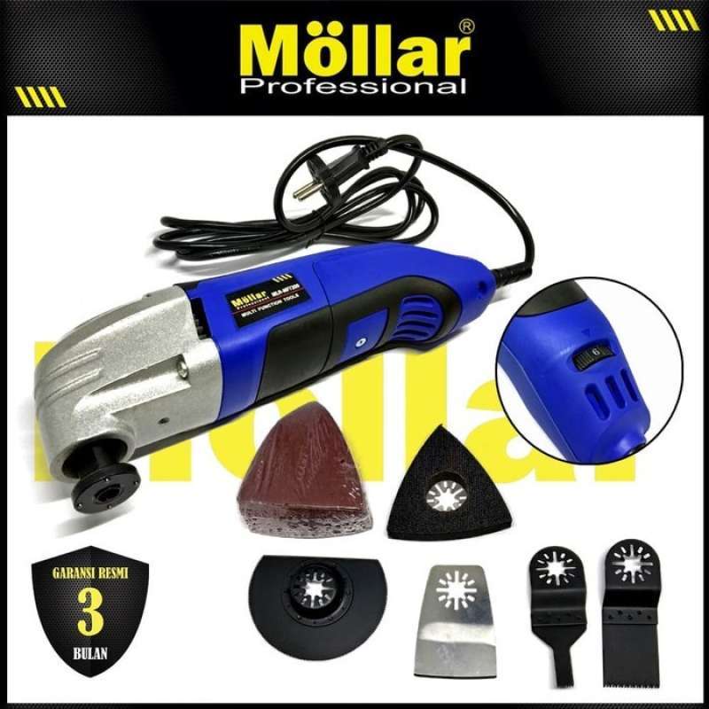 Promo MOLLAR MFT300 Mesin Multi Tool Osilasi Tool Oscillating Grinder ...