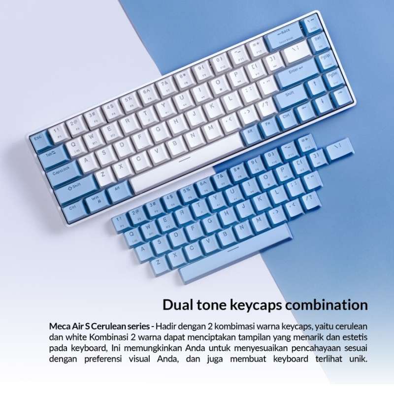 Jual Keyboard Gaming Digital Alliance 65% Wireless Mechanical Meca Air ...