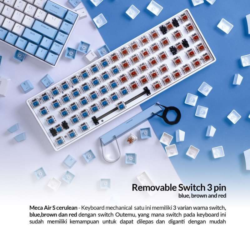 Jual Keyboard Gaming Digital Alliance 65% Wireless Mechanical Meca Air ...