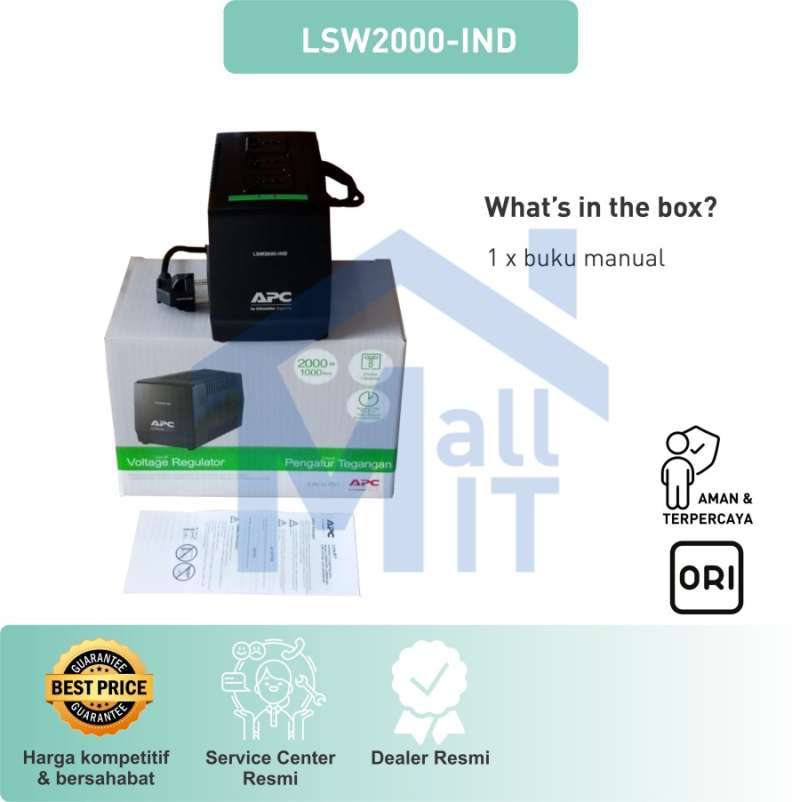 Jual Stabilizer APC Stavolt 2000VA LSW2000 LSW2000IND 1000W ...