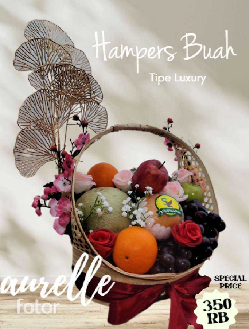 Jual Parcel Buah Tipe Luxury (Hampers Bunga dan Buah) di Seller Sobat ...