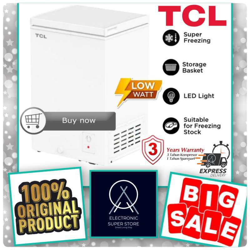 Jual Chest Freezer 100 Litre Low Watt Original, Murah & Diskon Juni ...