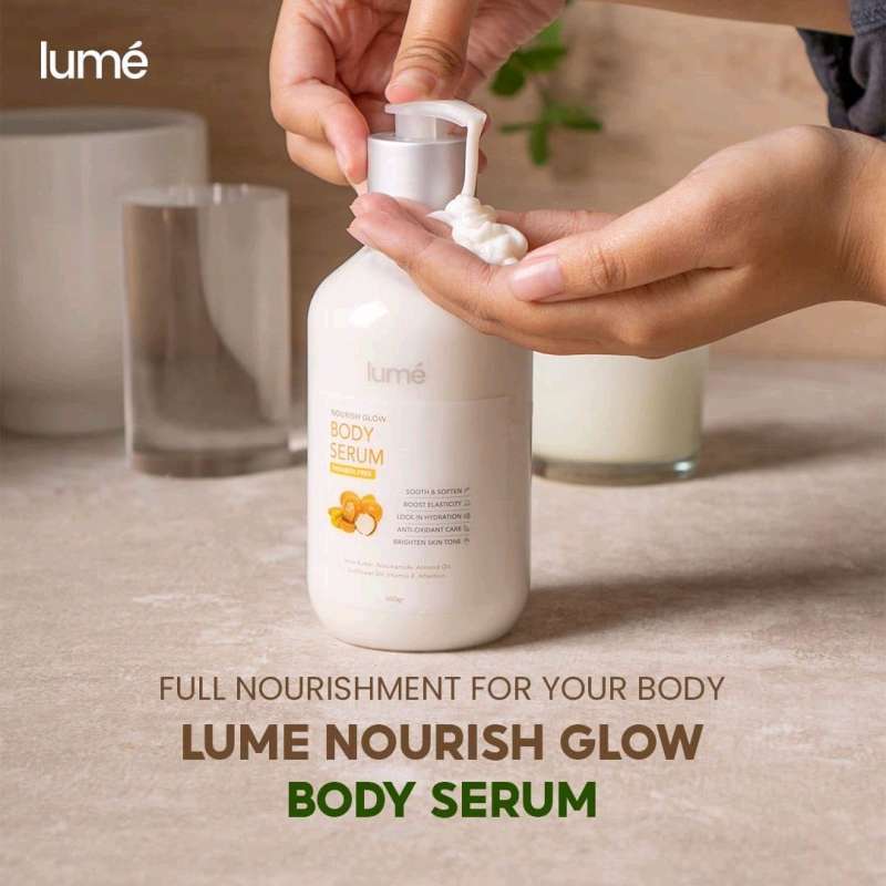 Promo Lume Lumecolors Nourish Glow Body Serum Lotion Brightening ...