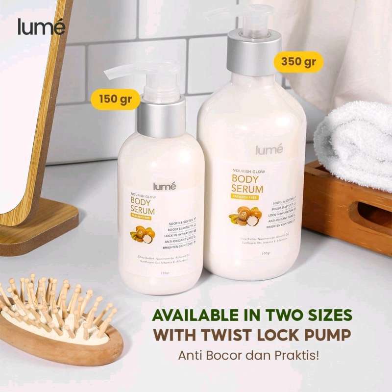 Promo Lume Lumecolors Nourish Glow Body Serum Lotion Brightening ...