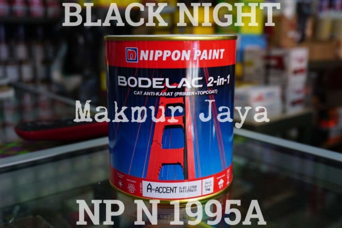 Promo Bodelac Black Night Np N 1995A Tinting Cat Besi Kayu Anti Karat ...