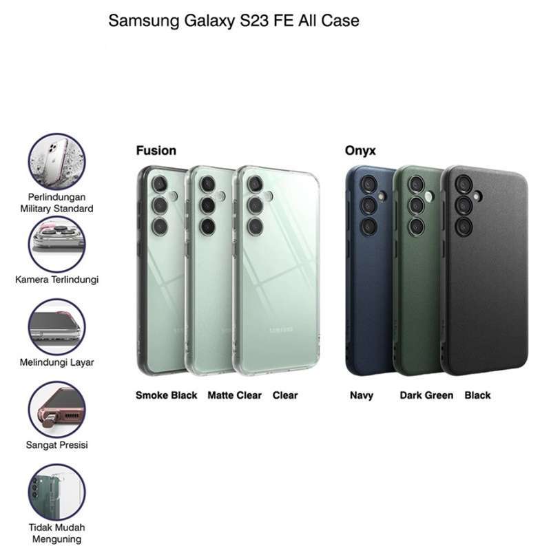Promo Ringke Samsung Galaxy S23 FE Casing Softcase Tipis Anti Crack ...