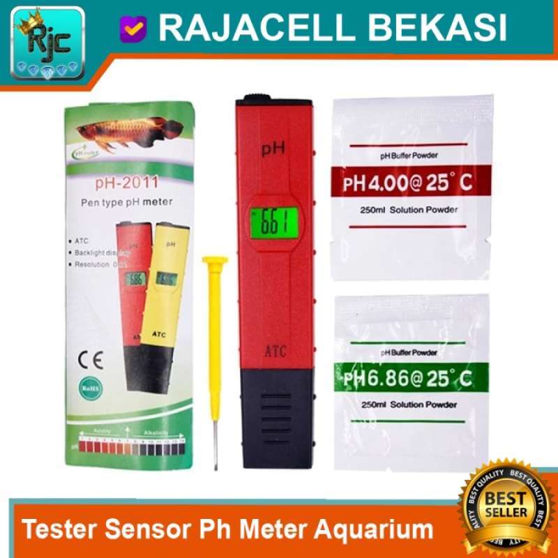 Promo RED PH TESTER SENSOR PH METER UNTUK LAB AQUARIUM HIDROPONIK ...