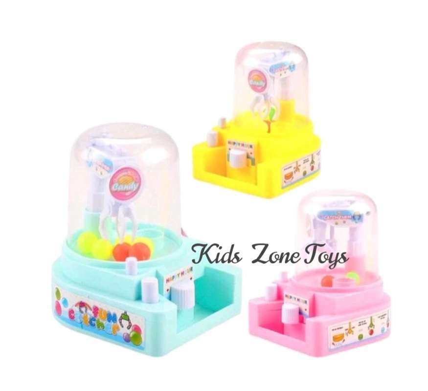 Jual Mainan Capit Bola Claw Machine Ball Catcher Mini Candy Claw Mini ...