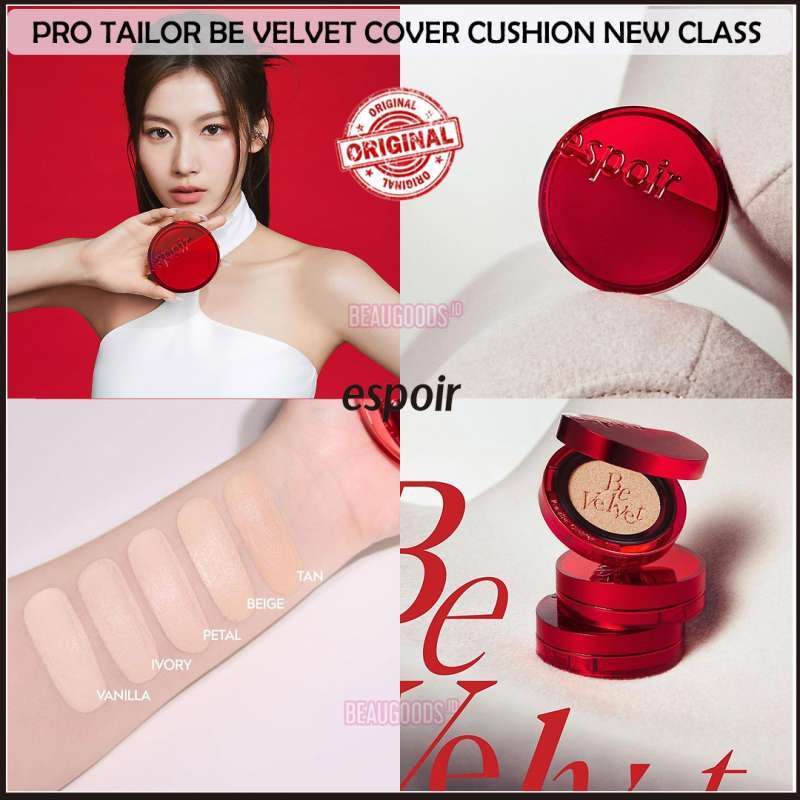 Jual ESPOIR Pro Tailor Be Velvet Cover Cushion New Class Refill Set ...