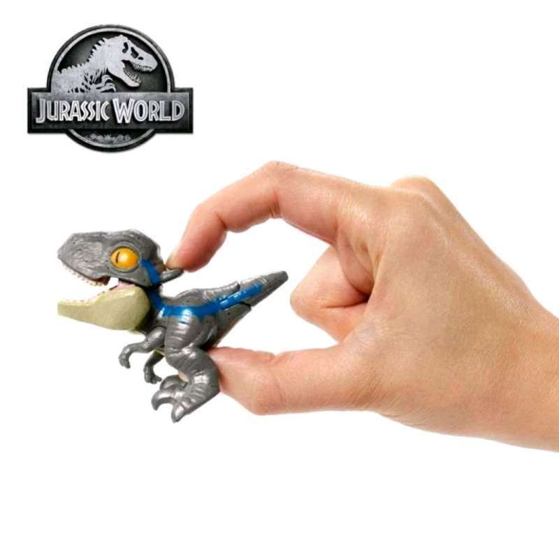 Jual JURASSIC WORLD SNAP SQUAD VELOCIRAPTOR BLUE DINOSAUR ACTION FIGURE ...