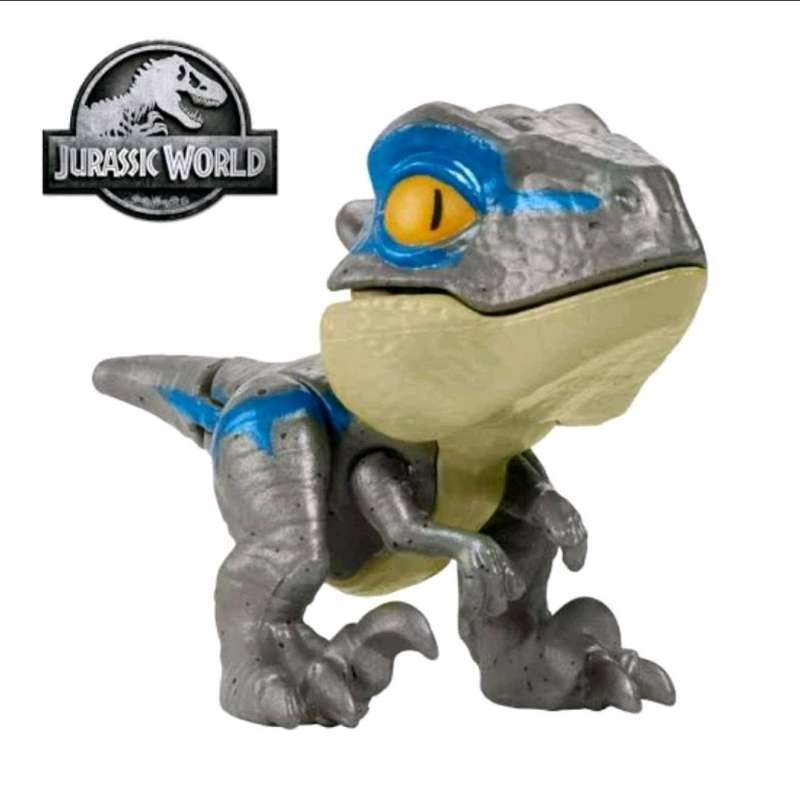Jual JURASSIC WORLD SNAP SQUAD VELOCIRAPTOR BLUE DINOSAUR ACTION FIGURE ...