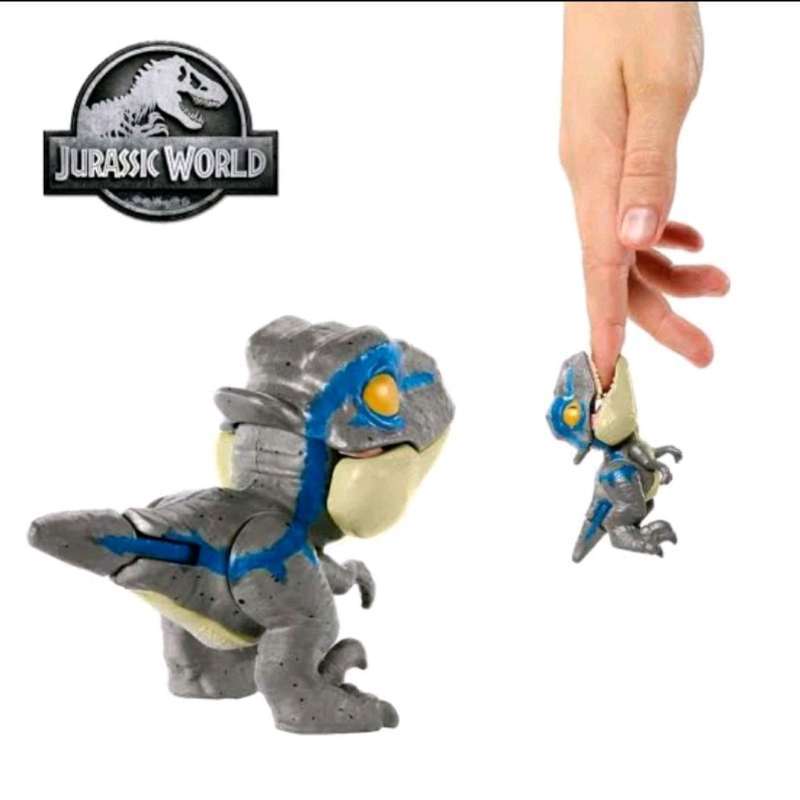 Jual JURASSIC WORLD SNAP SQUAD VELOCIRAPTOR BLUE DINOSAUR ACTION FIGURE ...