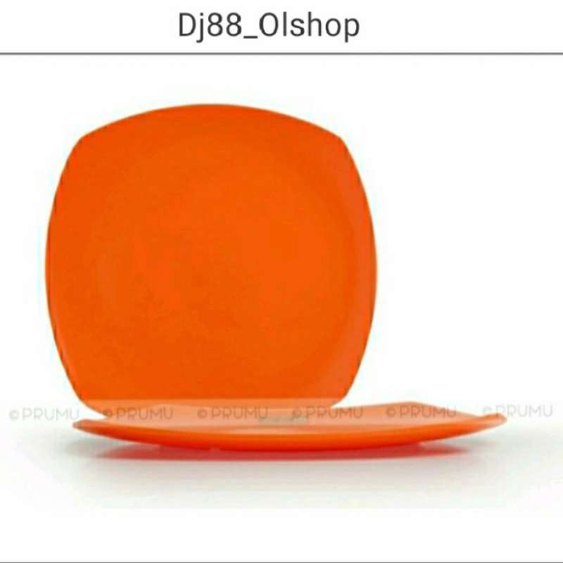 Jual Piring Makan Kotak Melamin 10 inch Merek Golden Flying Fish P-1004 ...