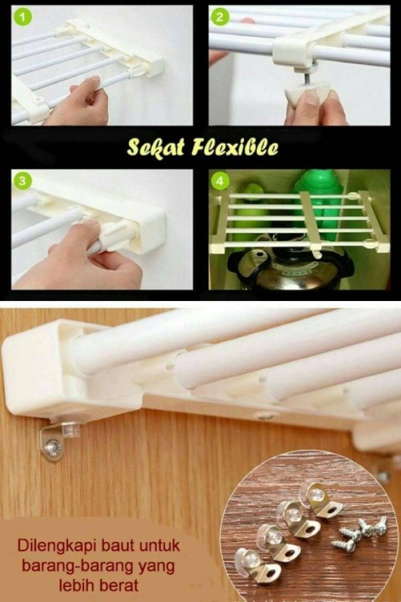 Promo Terbaik Alat Sekat Flexibel / Rak Fleksibel / Rak Sekat Serbaguna ...
