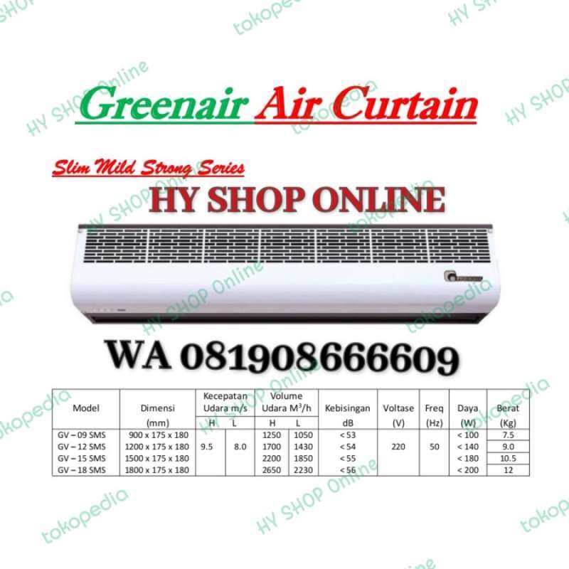 Promo New Air Curtain Greenair Slim Mild Strong Series 120Cm Gv12Sms ... Promo New Air Curtain Greenair Slim Mild Strong Series 120Cm Gv12Sms ...