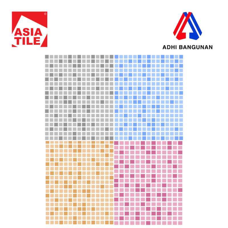 Jual Keramik Dinding 20x25 ASIA TILE - Zola Series - Red di Seller Adhi ...